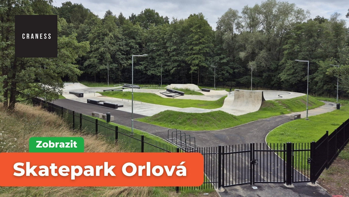 Skatepark Orlová – nový betonový park s bowlem a street sekcí