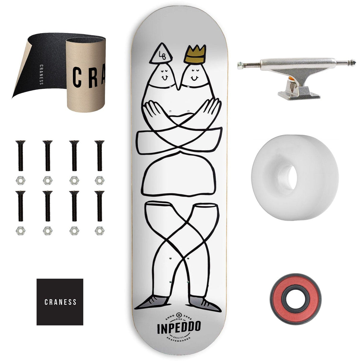 Skate Komplet Am Inpeddo Smarty All White za 2 690 Kč